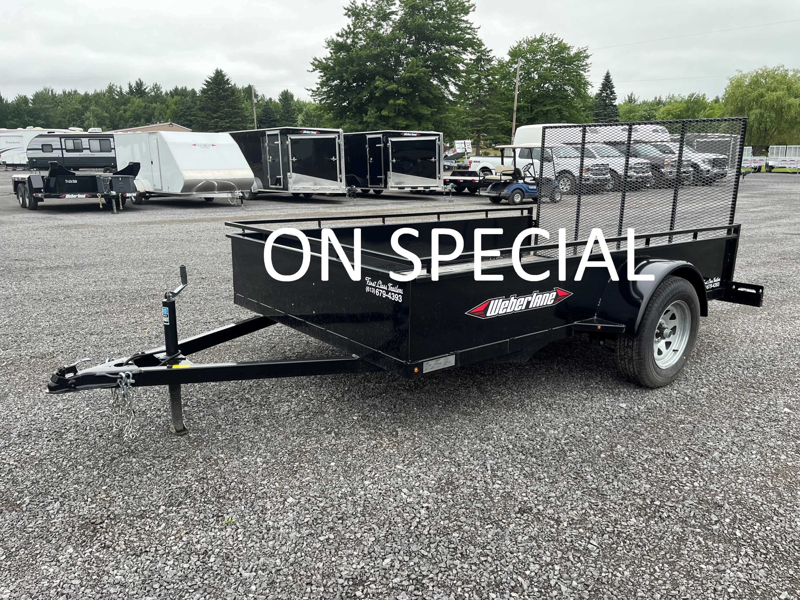 6'x10' single axle utilty - First Class Trailers
