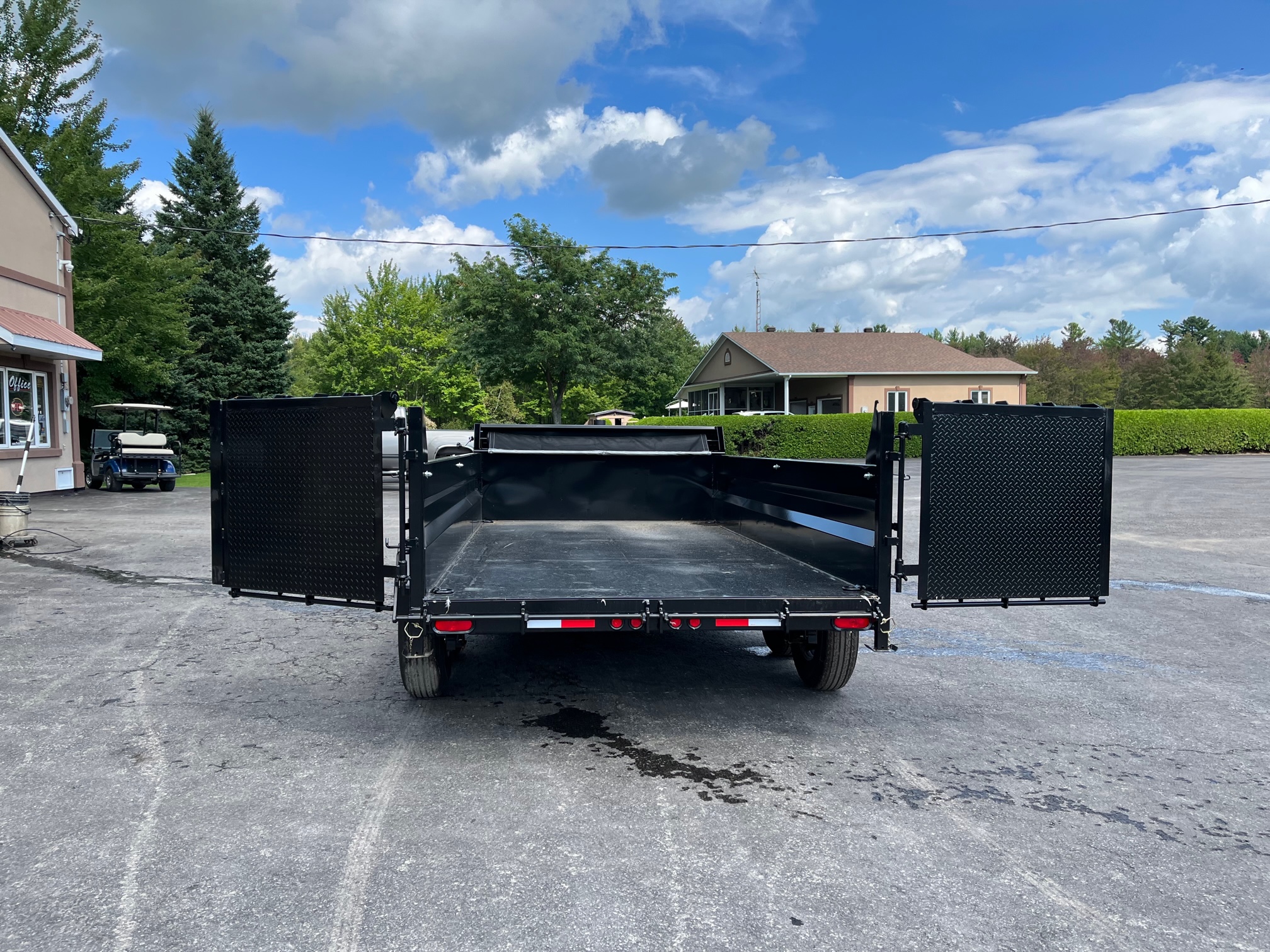 82 X 14 7 Ton Dump Blk Weberlane - First Class Trailers