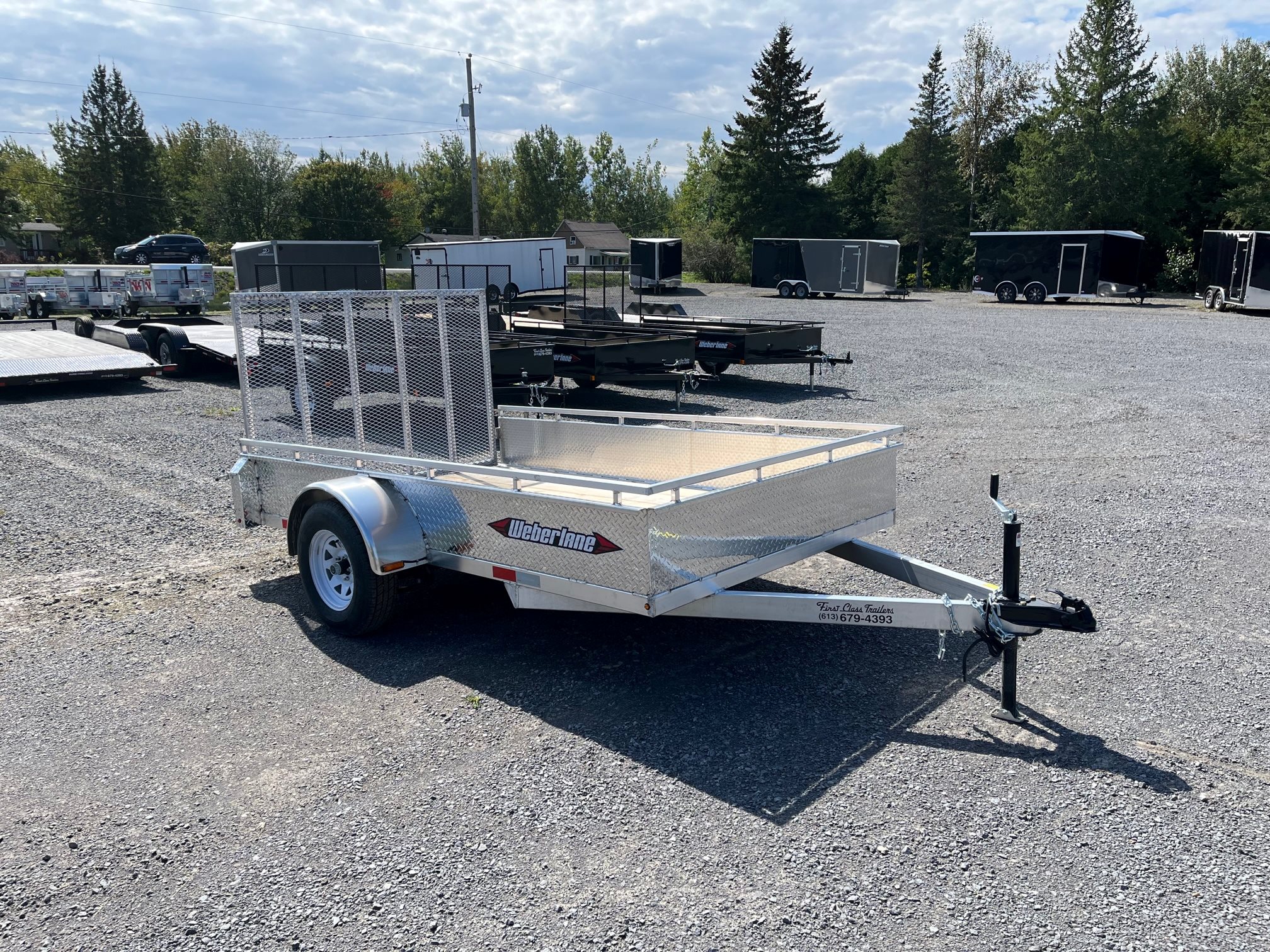 All Alluminum 6x10 Utility - First Class Trailers